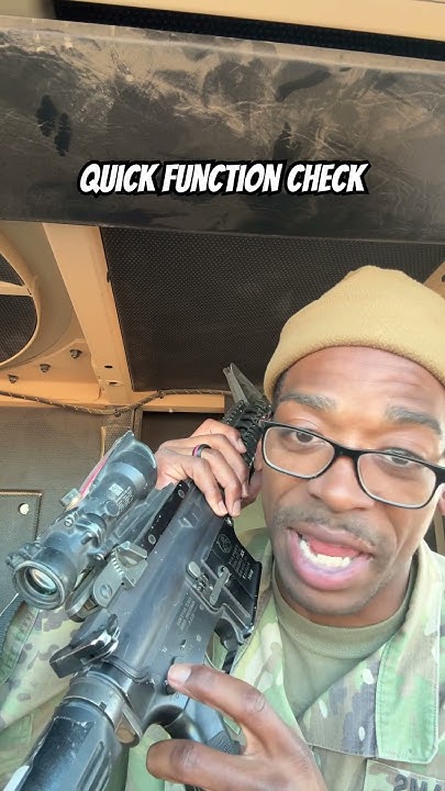 M4 Function Check Complete 🔫👍🏾 #army #shorts - YouTube
