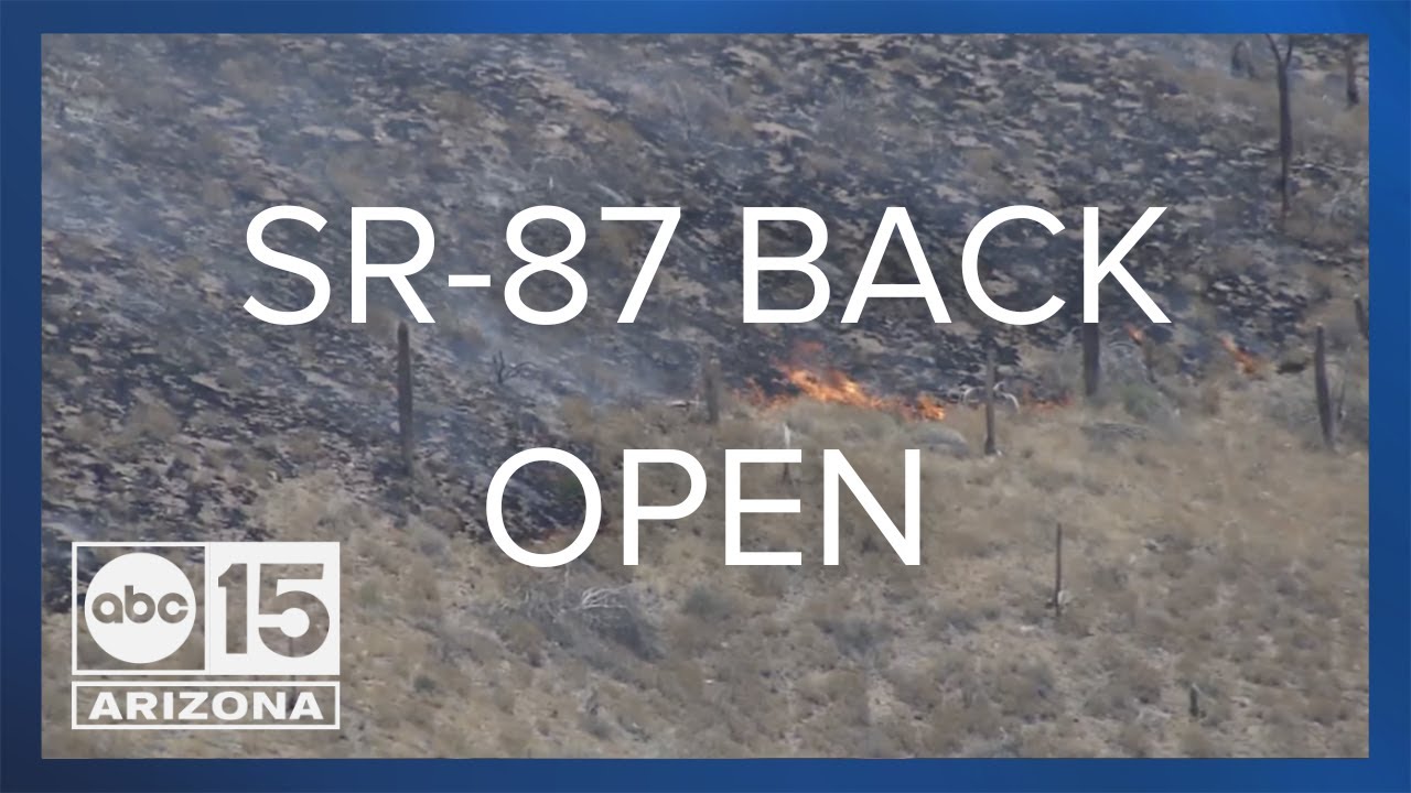SR 87 reopens amid Bullet Fire - YouTube
