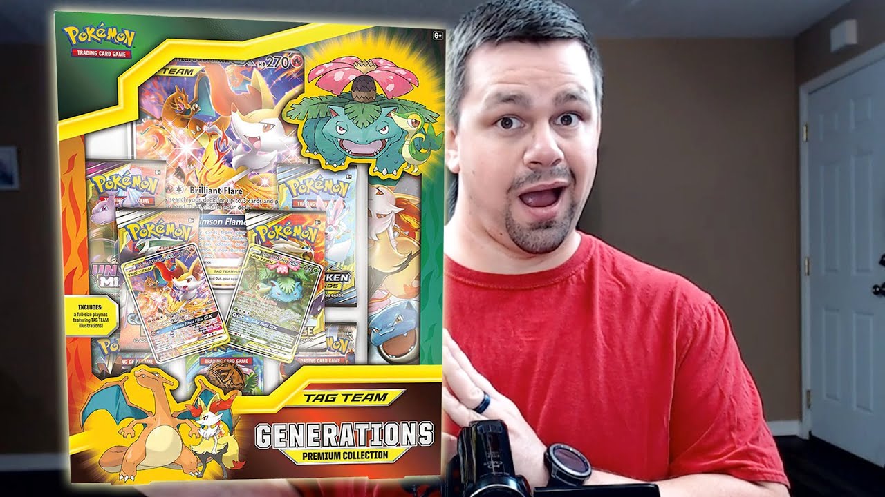 HUGE! Pokemon Tag Team Generations Premium Collection Box Opening ...