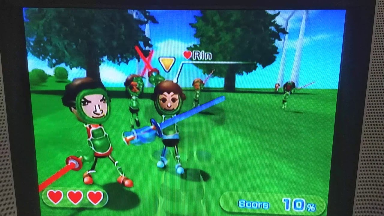 Wii Sports Resort Swordplay Showdown Levels 1-8 - YouTube