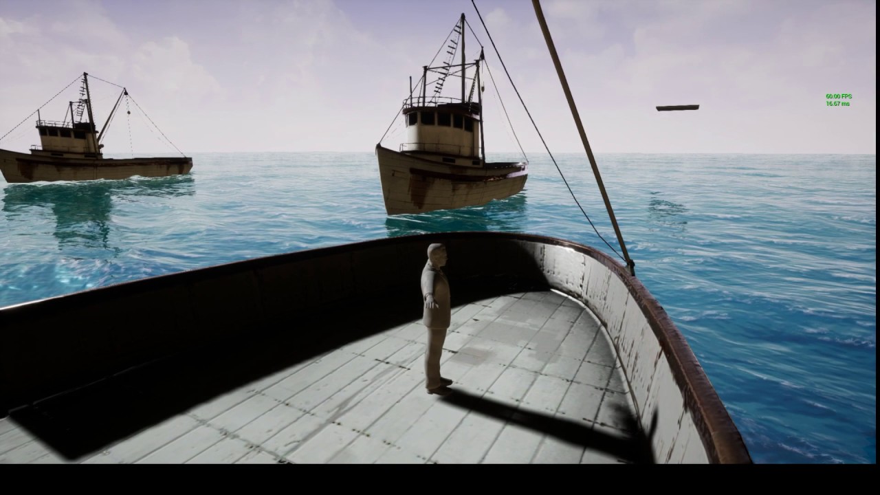 Unreal Engine 4 FFT Water Test #2: Buoyancy and Calm Weather - YouTube