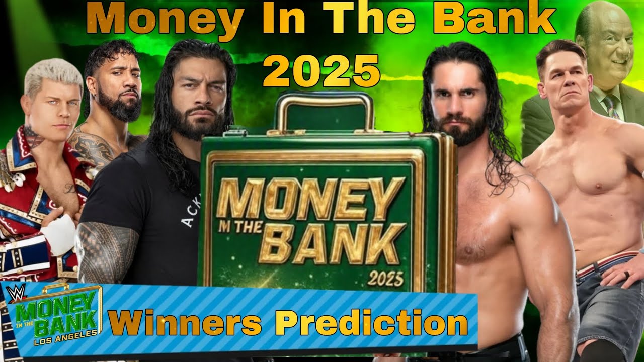 WWE MITB 2025 SHOCKING Winners Predictions Revealed ! BIGGEST Money In ...