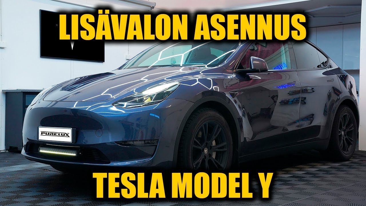 LISÄVALON ASENNUSVIDEO - TESLA MODEL Y - YouTube