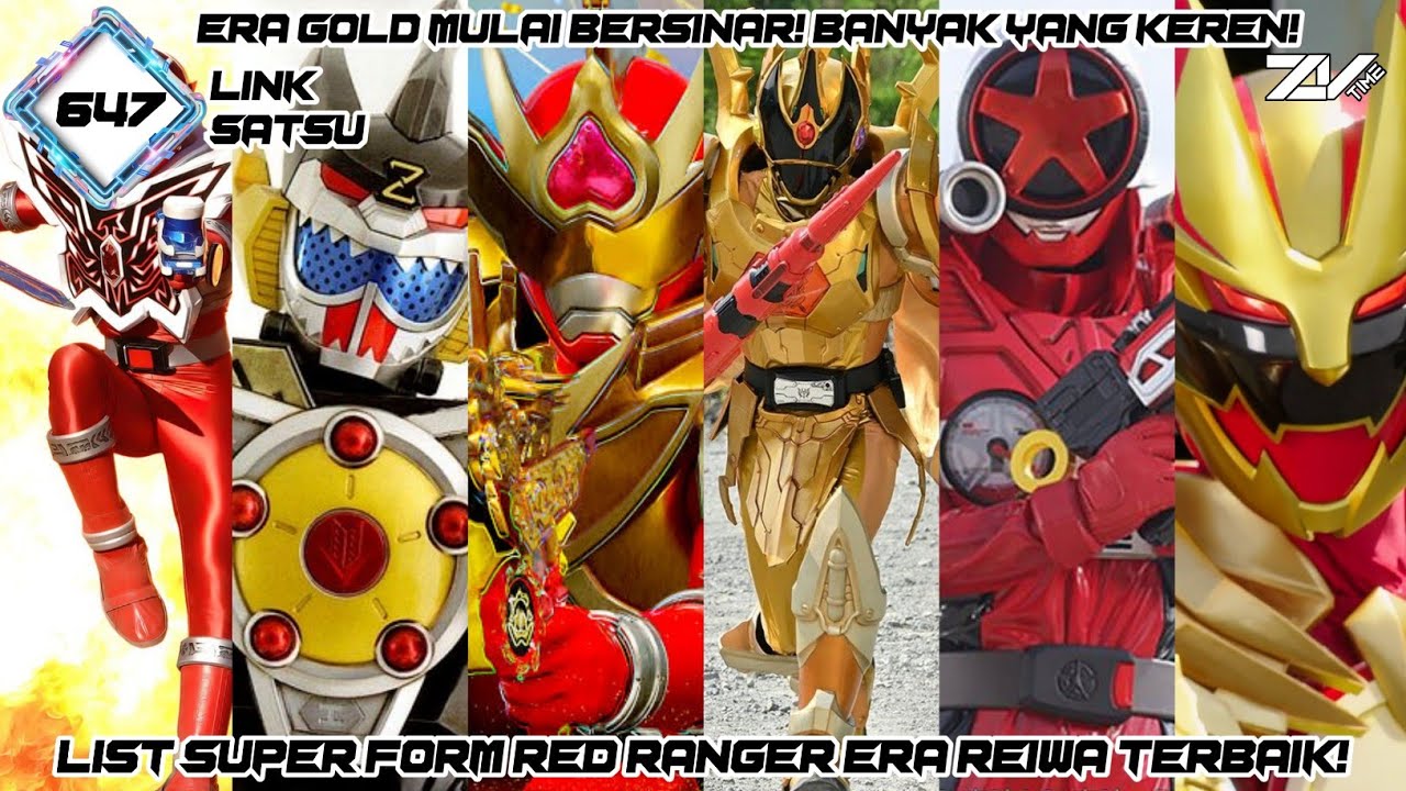 LINK-SATSU #647 - Top 7 Super / Upgrade Form Red Ranger Era Reiwa ...