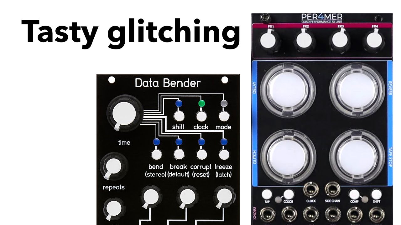 First run with Data Bender and Per4mer - YouTube
