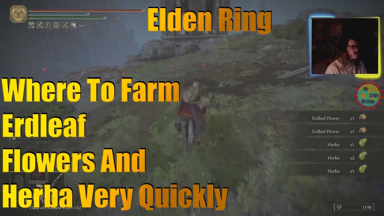 Elden Ring Where To Farm Erdleaf Flowers And Herba Very Quickly - YouTube
