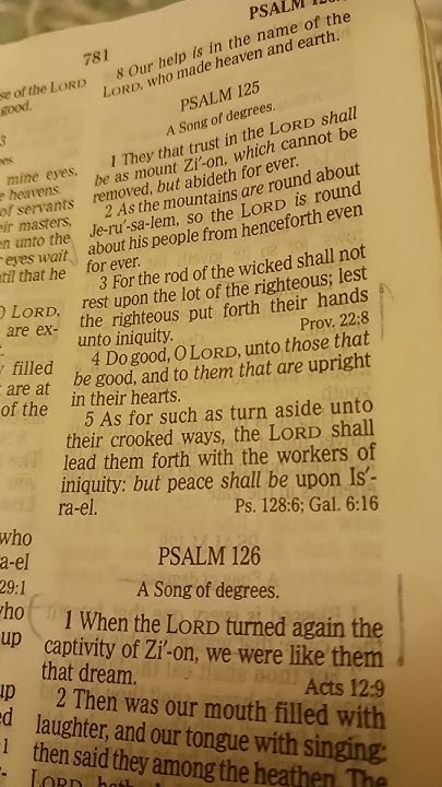 They That Trust In The Lord Shall Be As Mount Zion Psalm 125 - YouTube