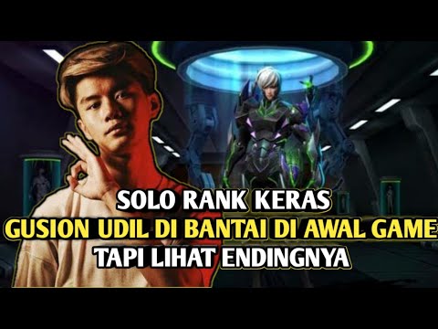 #4 Solo Rank Onic Udil.? Permainan Cantik Gusion You Thought ( Udil ...
