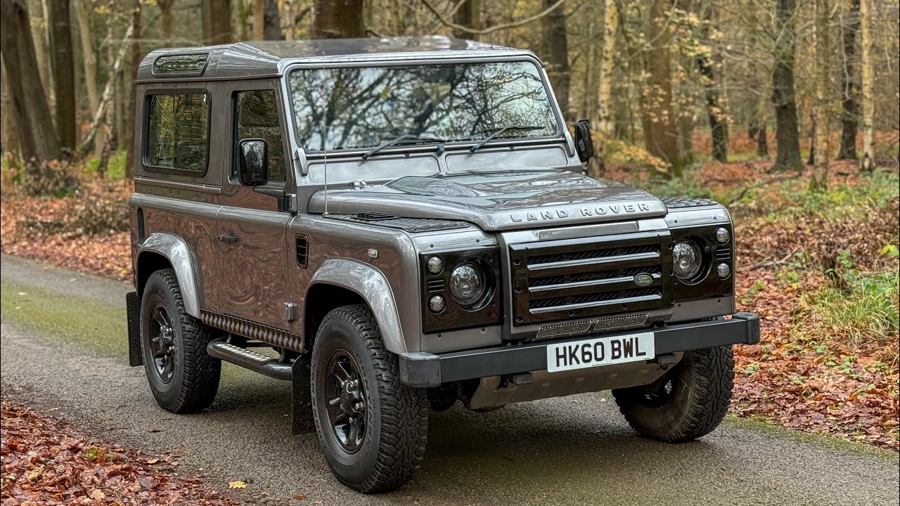 Landrover Defender 90 Corris grey. XS station wagon! - YouTube