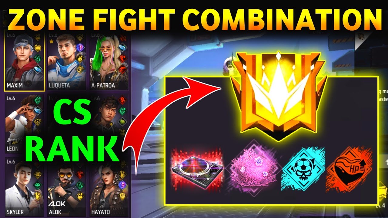 CS RANK BEST CHARACTER COMBINATION AFTER UPDATE | FREE FIRE CS RANK ...
