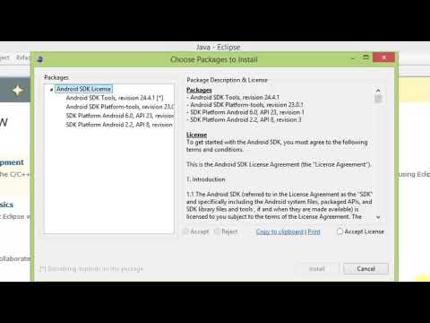 Instalar Plugin ADT, SDK, en Eclipse para Android Parte 2 - YouTube