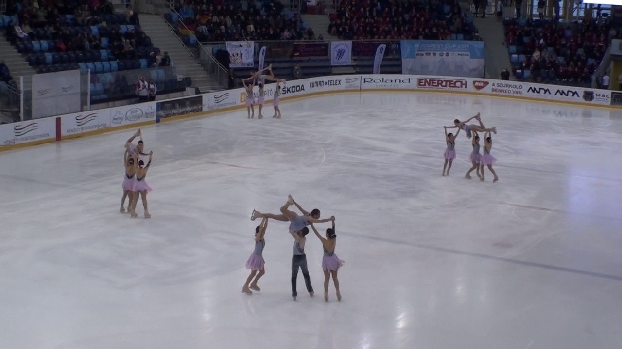 2017 Budapest Cup Team Ice Lions Batumi Senior Free Skating - YouTube