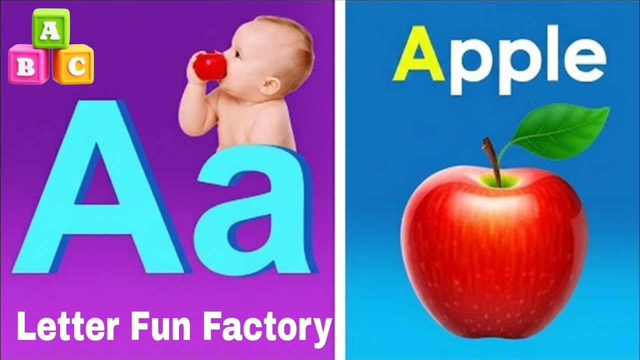 ABC Phonics Song | a for apple | nursery rhymes kids cartoon songs ...