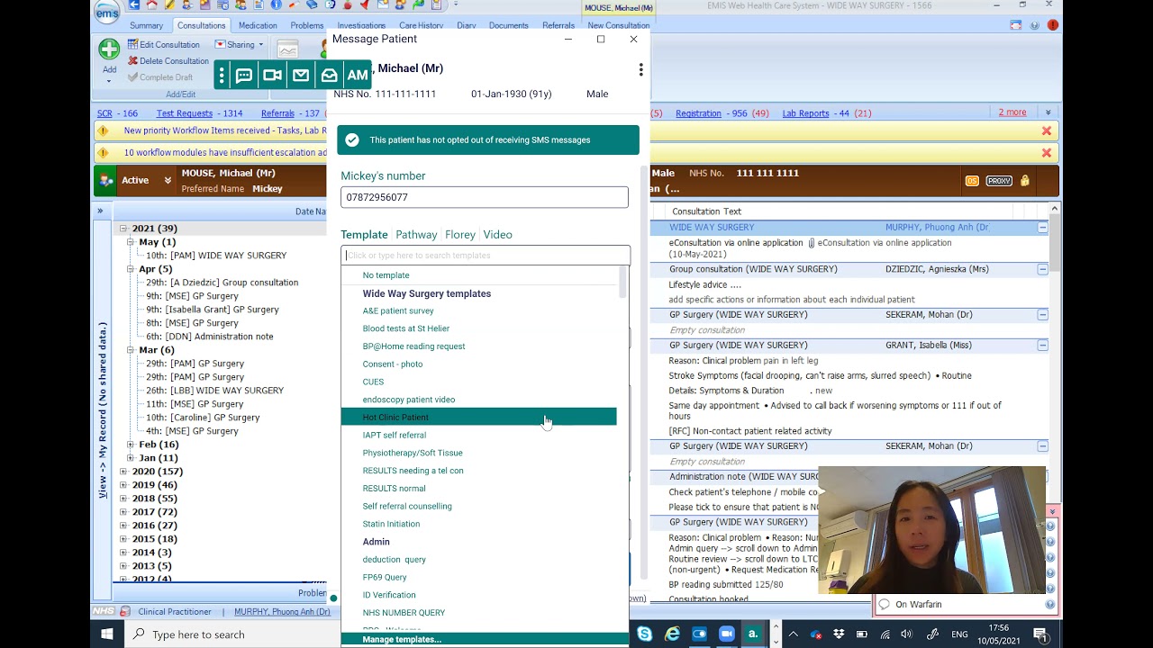 accuRx walk through - YouTube