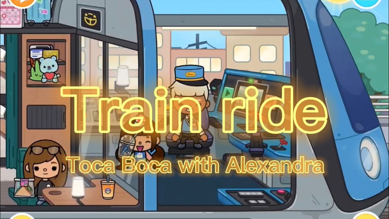 Toca Boca ☀️🚉train ride to the new house 🏡 🌳 - YouTube
