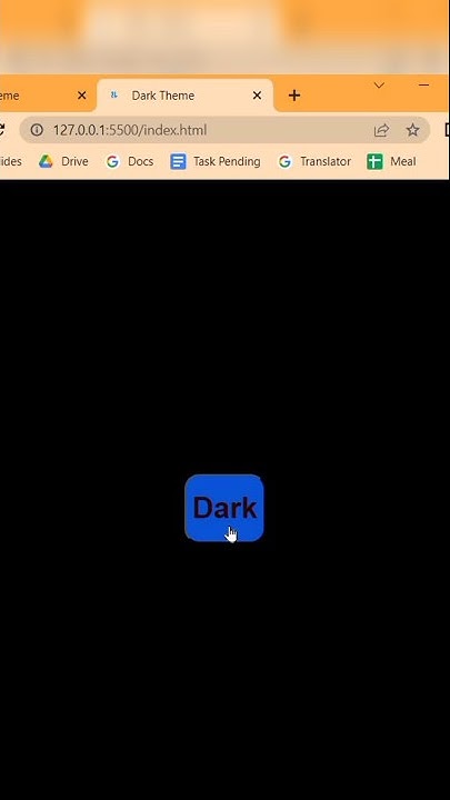 Dark mode html css|#shorts #youtubeshorts|#codexcraft - YouTube