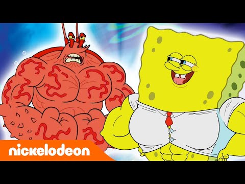 SpongeBob SquarePants | Rutinitas Gimnasium SpongeBob | Nickelodeon Bahasa