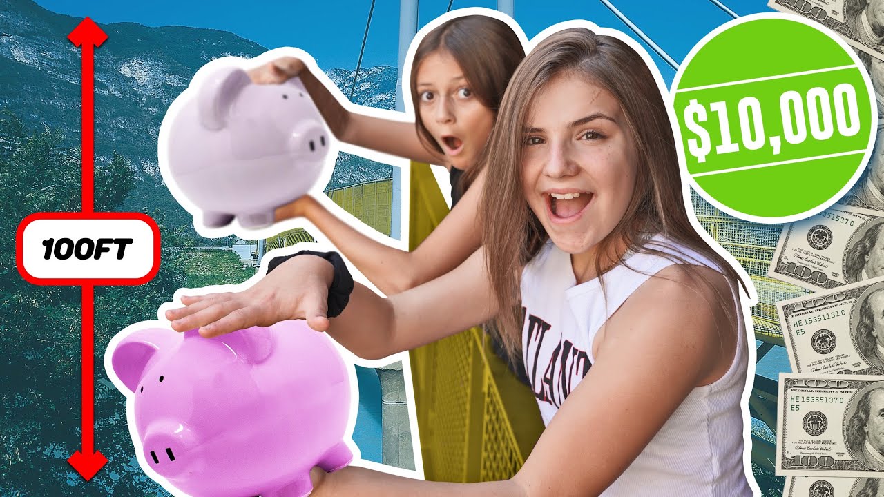 LAST TO Crack The PIGGY BANK WINS $10,000 CHALLENGE **EPIC REACTION** 🐖 ...