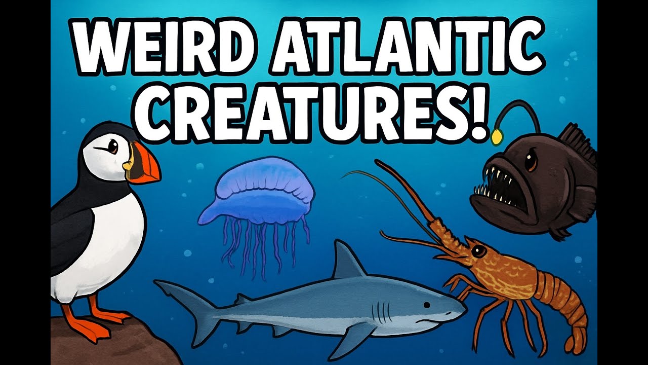 Atlantic Ocean Sealife EXPOSED! The Strange, The Funny & The Deep Sea ...