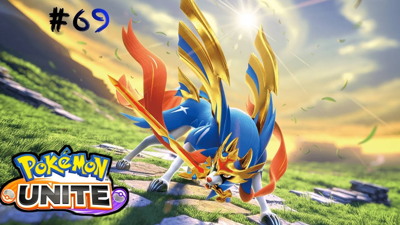 ZACIAN SWORD OF ANGER || POKEMON UNITE GAMEPLAY EP.69/100 || LIKE SHARE ...