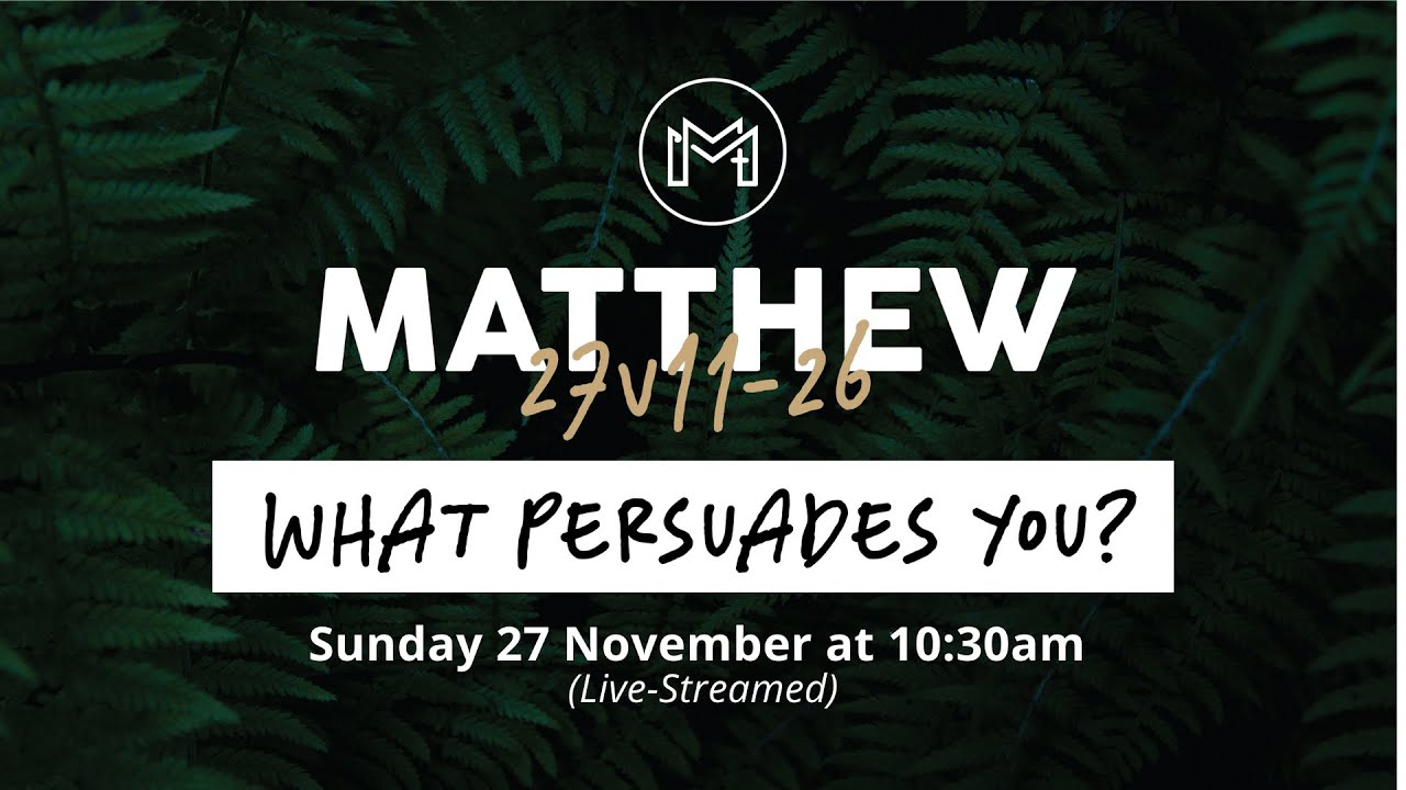 Pastor Richard Birt - Matthew 27 V 11-26 - YouTube