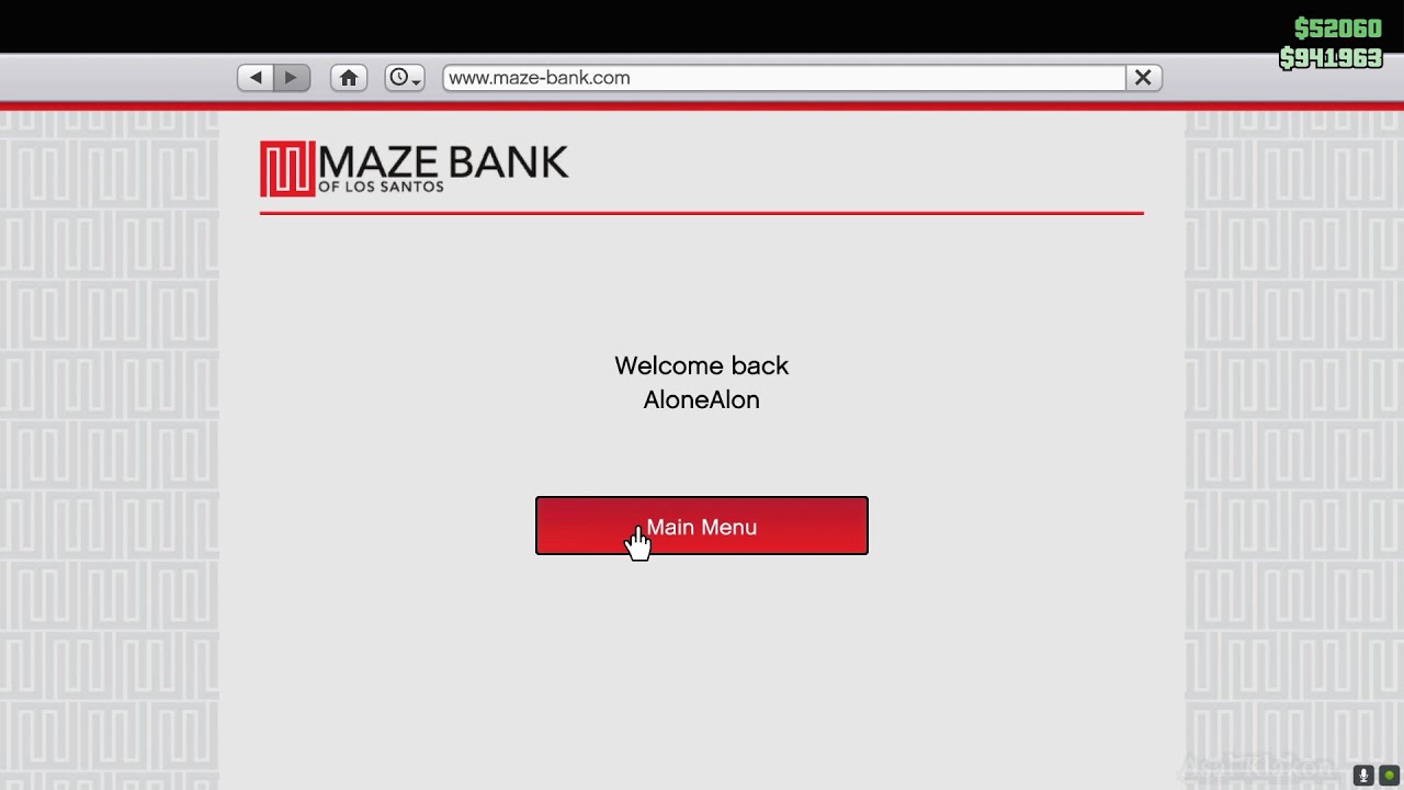 How to use Maze Bank Internet Banking | GTA Online - YouTube