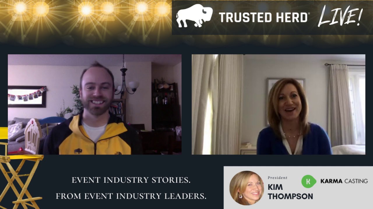 Trusted Herd Live! w/ Kim Thompson of Karma Casting. Ep. 13 - YouTube