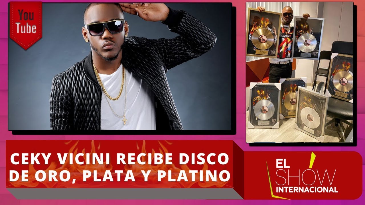 Ceky Vicini rompe en Europa y recibe disco de Oro, Plata y Platino ...