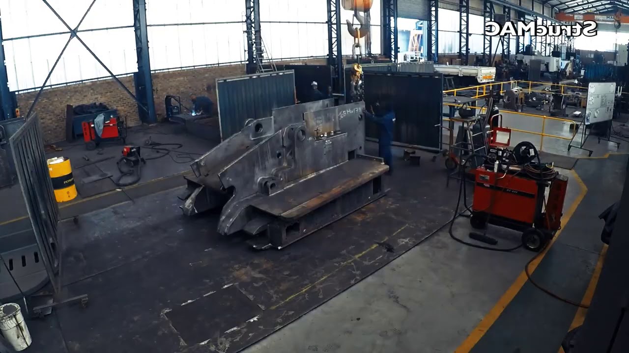 Continuous Miner Sub Frame Assembly - YouTube