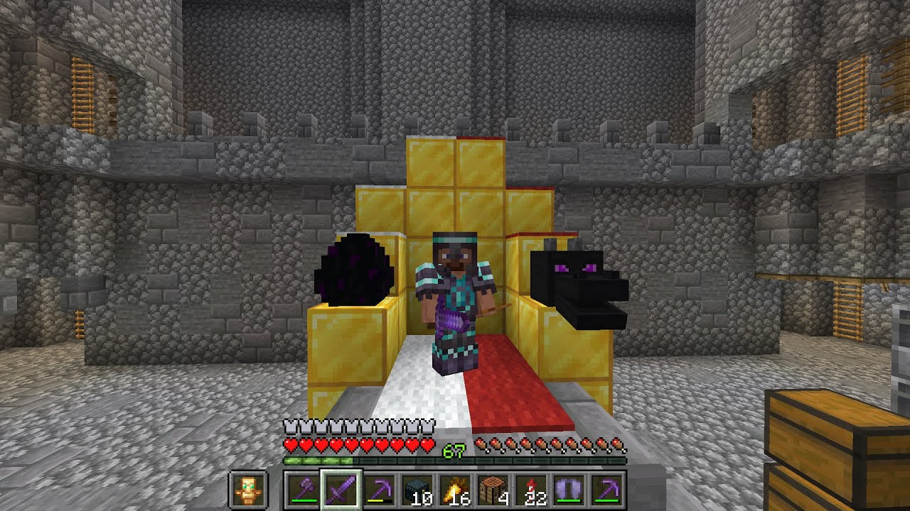 Watch as I get full netherite armor. - YouTube
