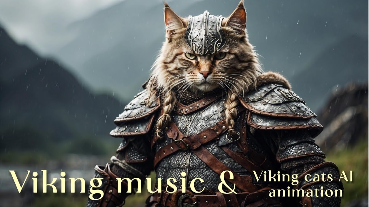 Valhalla calling! Viking music and viking cats AI animation Meowhalla ...