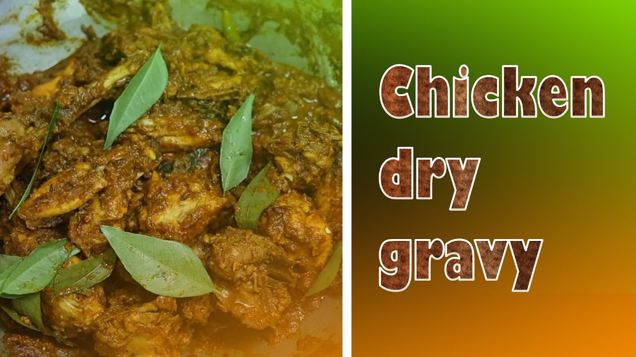 Chicken dry gravy recipe - YouTube