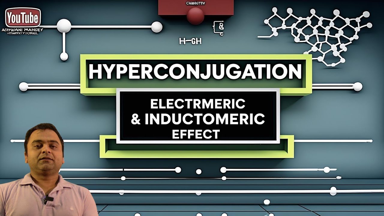 HYPERCONJUGATION,ELECTROMERIC & INDUCTOMERIC EFFECTS || HEAT OF ...