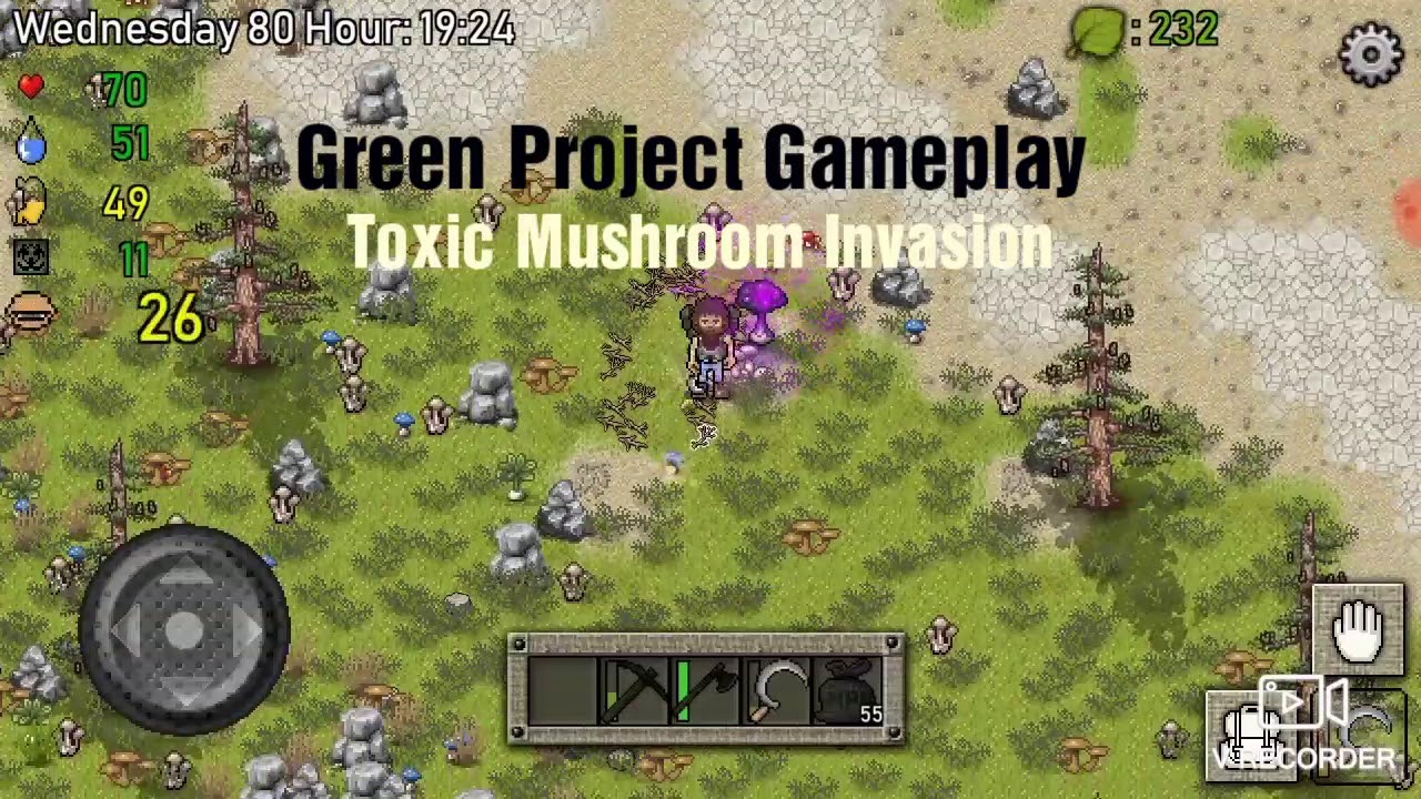 Toxic mushroom invasion and crow - Green Project Gameplay - YouTube