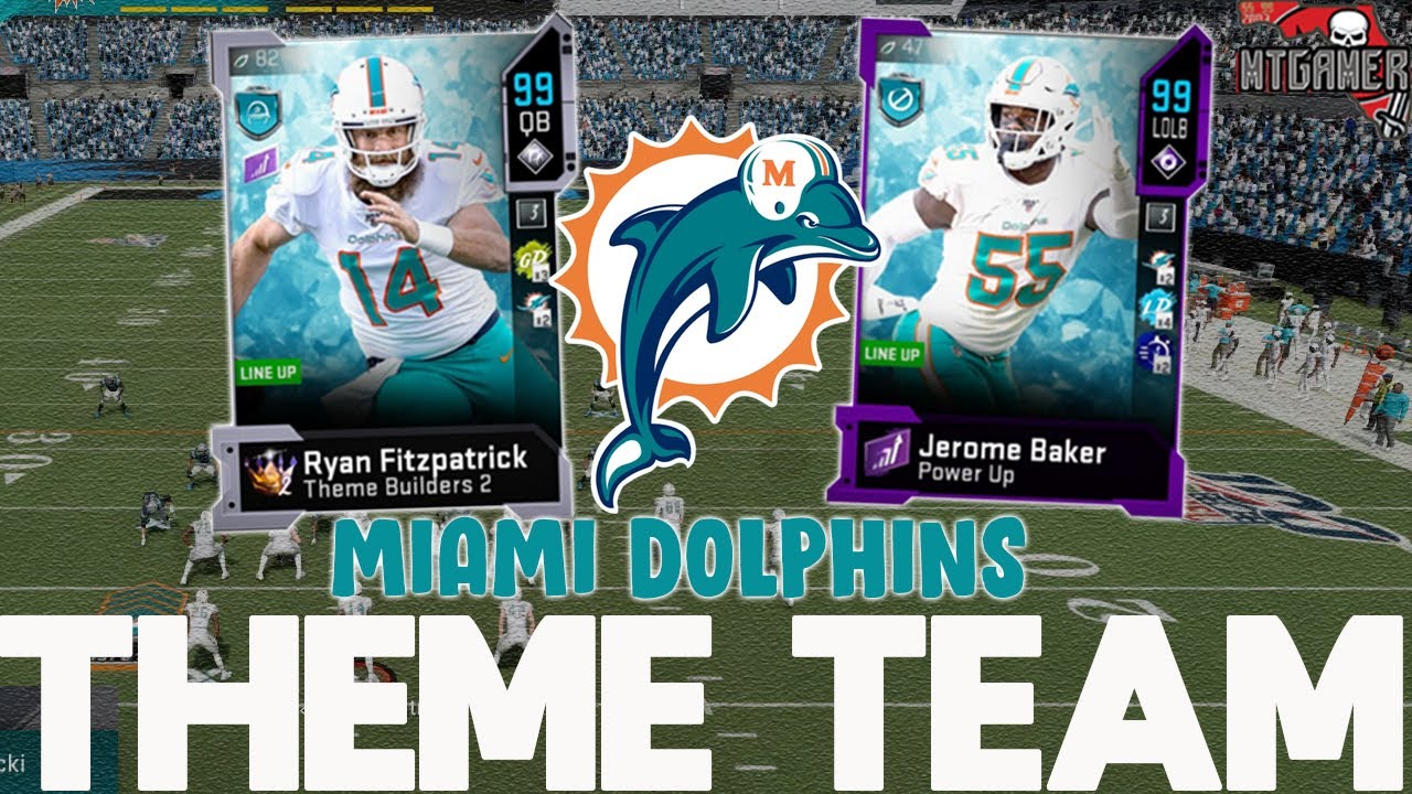MIAMI DOLPHINS THEME TEAM! MADDEN 20 - YouTube