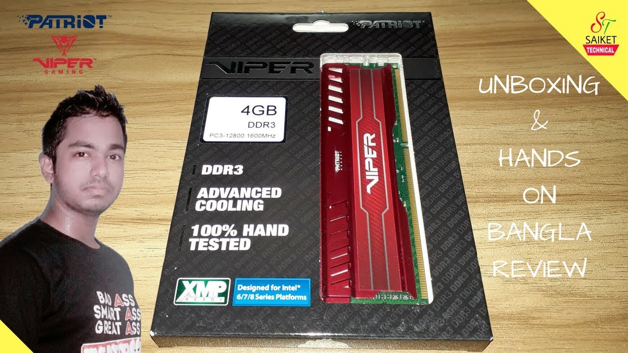 Patriot Viper Best Gaming RAM for PC! UNBOXING & FIRST LOOK! Saiket ...