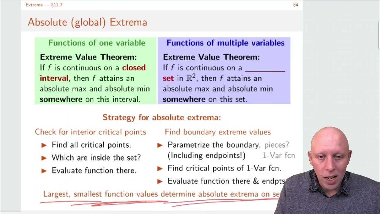 Multivariable Calculus - Ch 11.7 - When Global Extrema Exist and How to ...