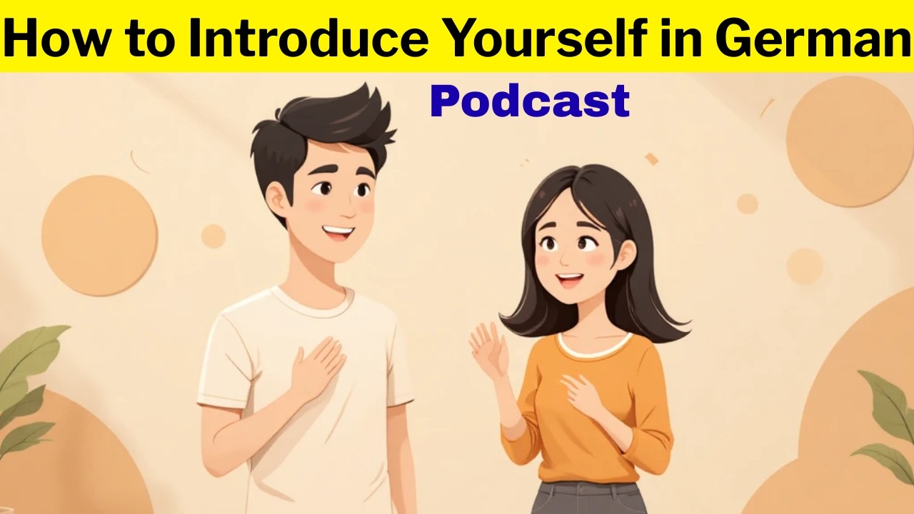 How to Introduce Yourself in German Easy German Conversation Practice 1 ...