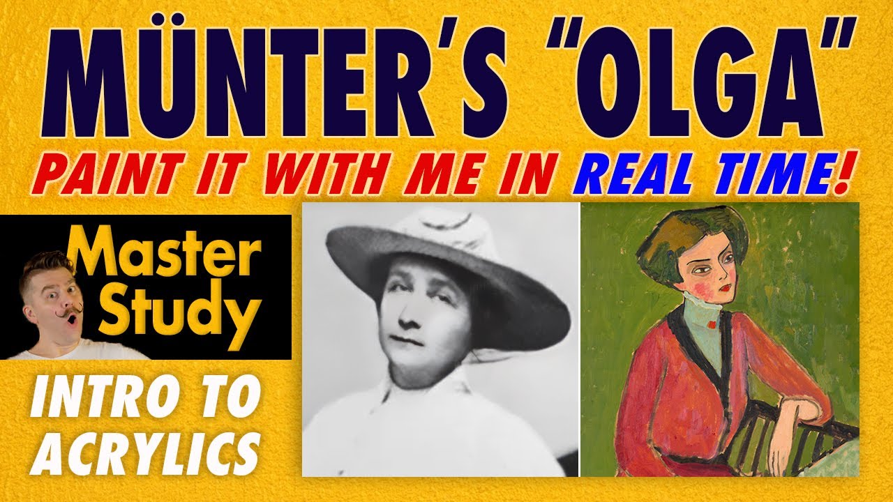 Paint Gabriele Münter's "Olga von Hartmann" (1910)! – Master Study ...