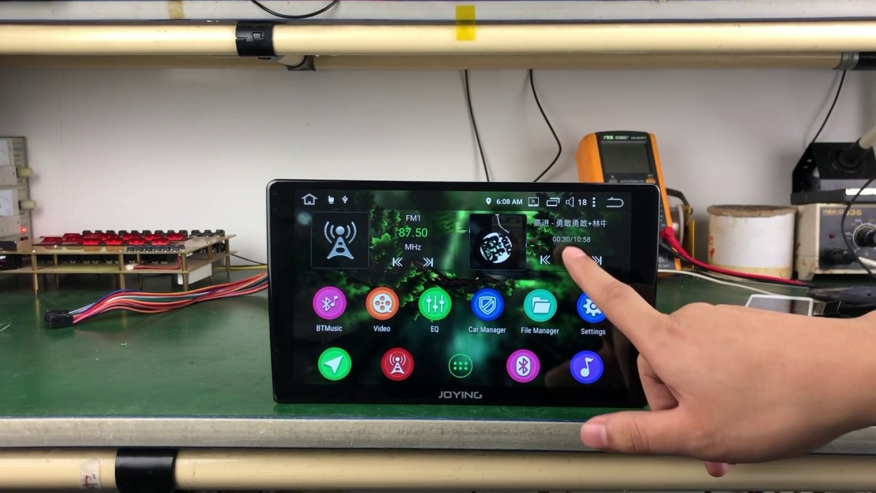 JOYING Android 8.1.0 HD 2.5D Curved Touch Screen Head Unit with built ...