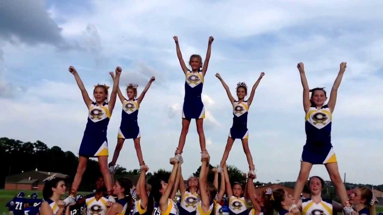 2013 Cass Middle School Football Cheer 3 - YouTube