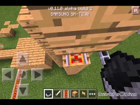 minecraft pocket edition da asansör yapımı