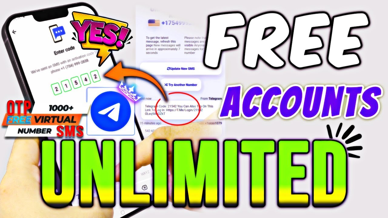 1000% Working How to Get Free Unlimited SMS Verification Codes ...