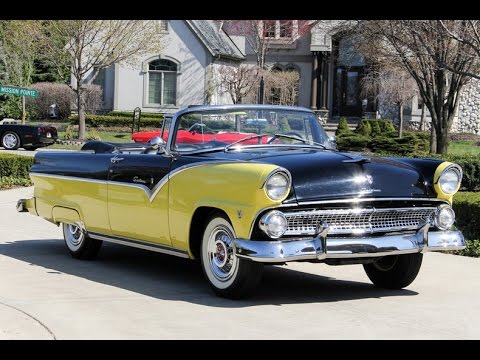 1955 Ford Fairlane Sunliner Convertible For Sale - YouTube