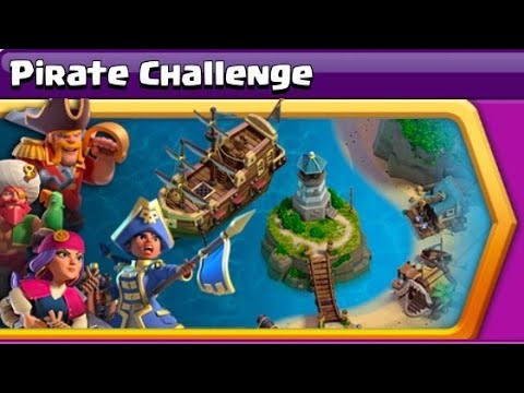 Easily 3 Star the Pirate Challenge (Clash of Clans) - YouTube