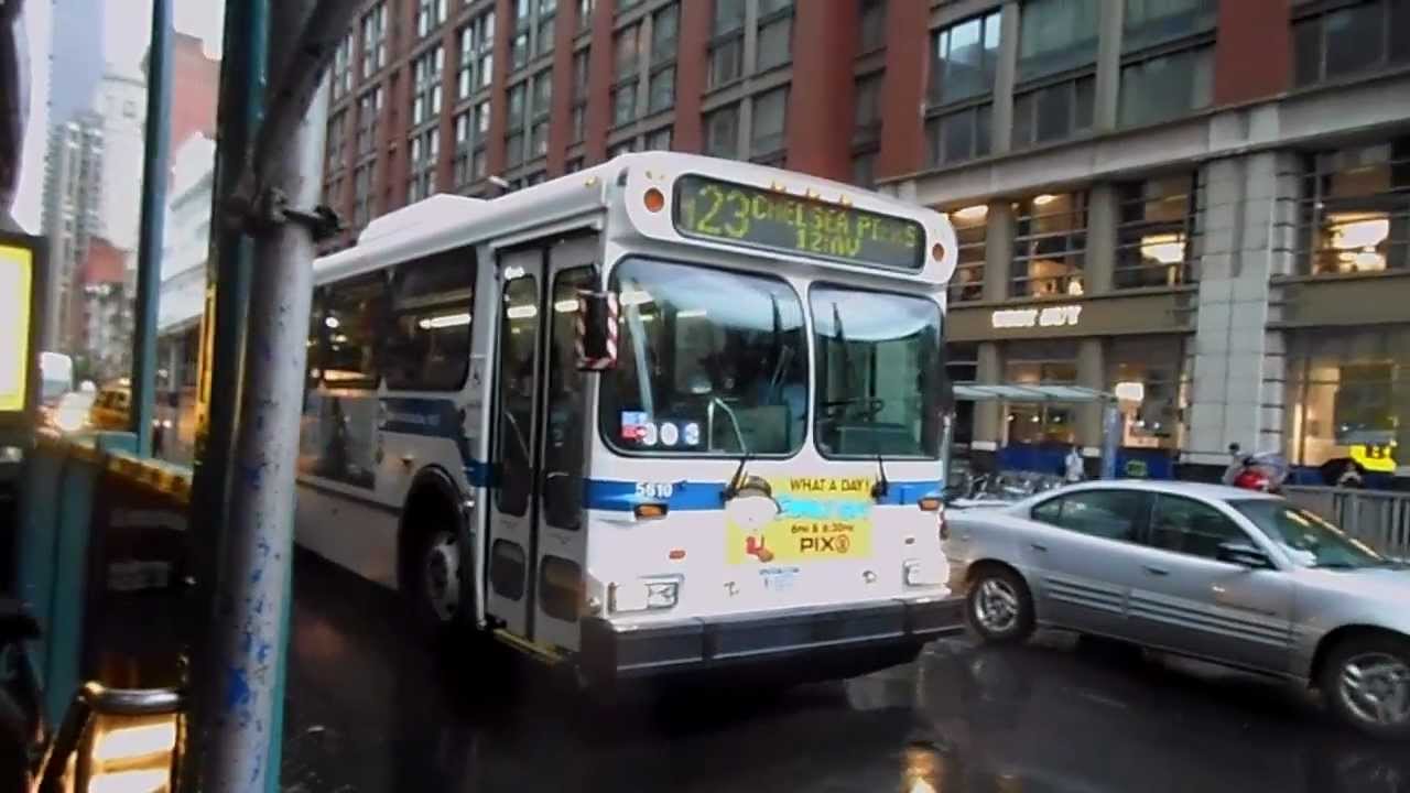 MTA NYCT Bus 2003 New Flyer D60HF 5610 on the M23 at 6 Avenue & 23 ...