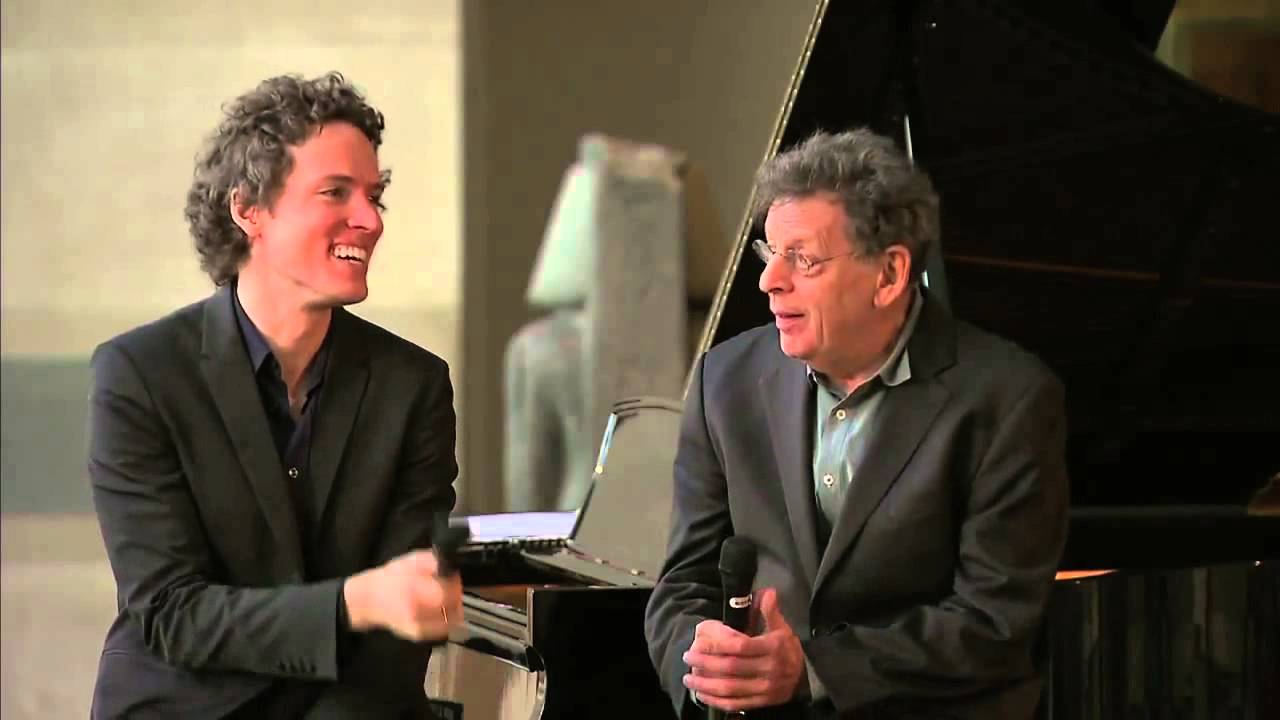 Philip Glass and Tim Fain INTERVIEW Live - YouTube
