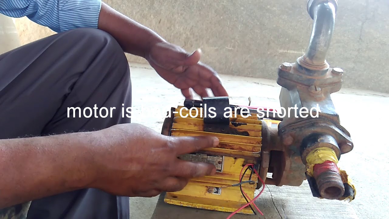 Half HP water motor testing using multimeter - YouTube