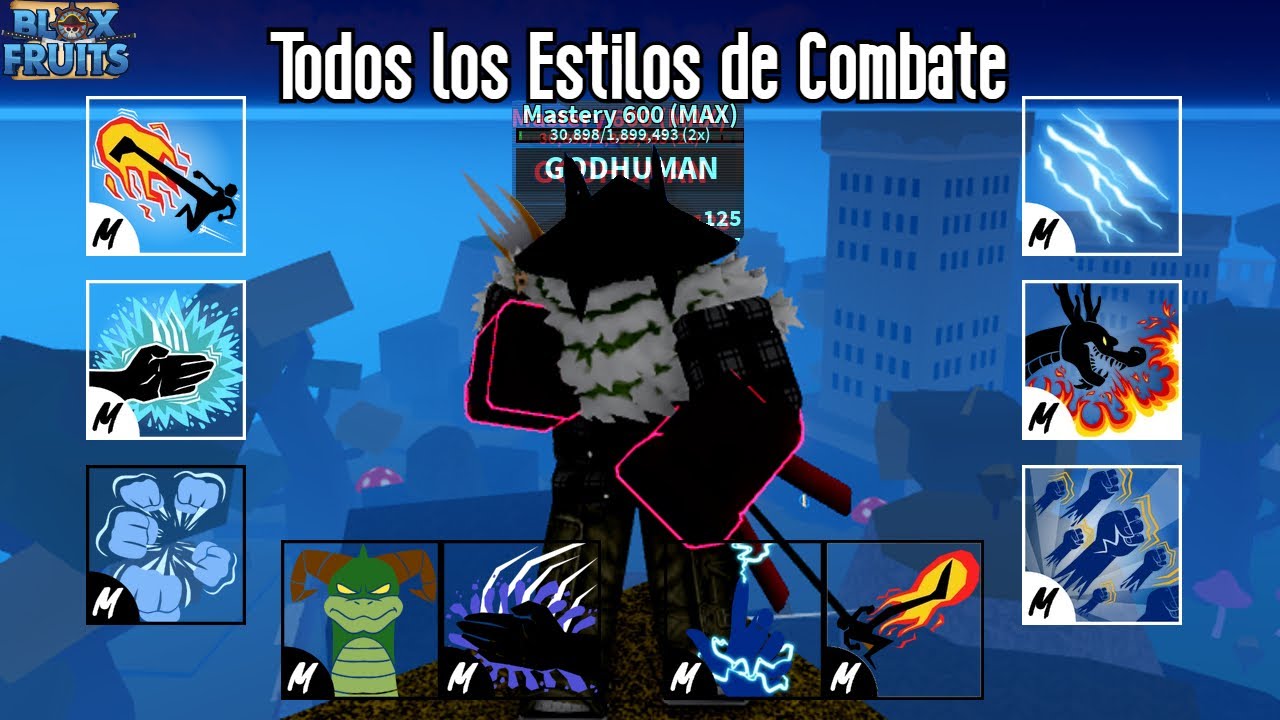 como CONSEGUIR todos los ESTILOS DE COMBATE! - Blox Fruits - Showcase ...