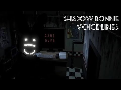 Shadow Bonnie all voice lines remake - YouTube